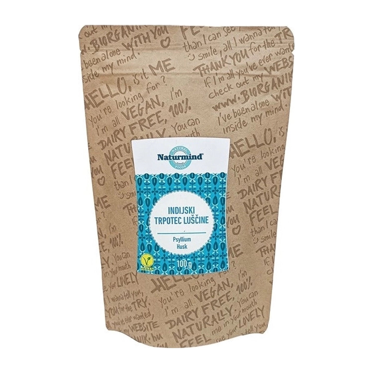 Osnovna živila Biorganik Indijski Trpotec Psyllium - Merit Pijača